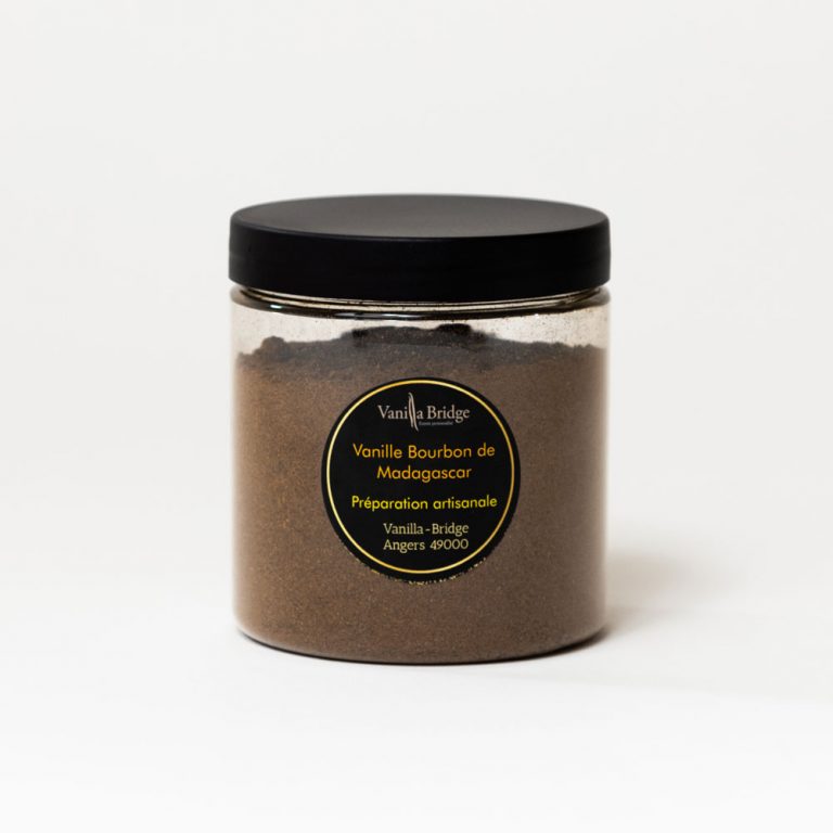 Poudre de vanille épuisée de Madagascar épuisée 70g - Vanilla-Bridge